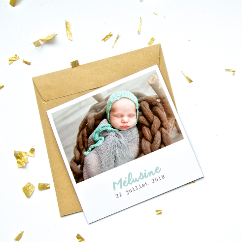 Faire-part polaroid Mélusine – FPM magnet